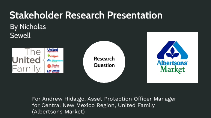 Stakeholder Research Presentation by on Prezi