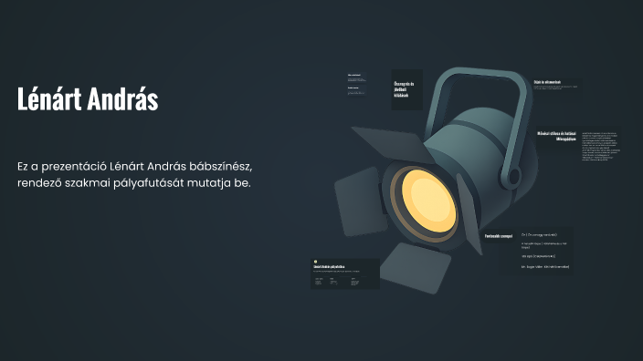 Lénárt András: A Bábszínész Mestere by Anna Józsa on Prezi