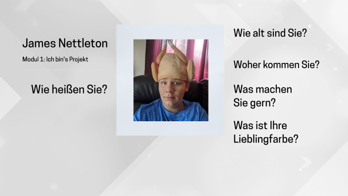Projekt 1: Ich bin's by James Nettleton on Prezi