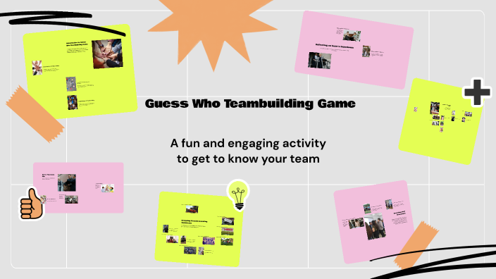 Guess Who Teambuilding Game by Aanchal Katyal on Prezi