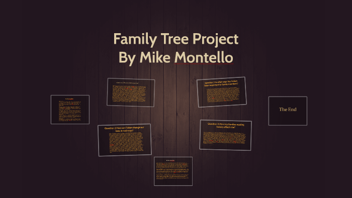 Family Tree Project by Mike Montello on Prezi