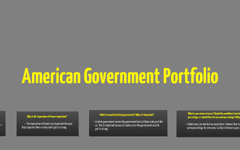 American Government Portfolio by Jordan kohn on Prezi