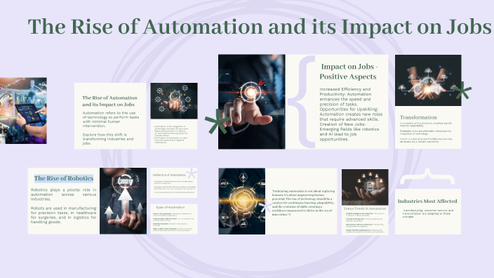 The Rise of Automation and its Impact on Jobs by Kousigan A. L on Prezi