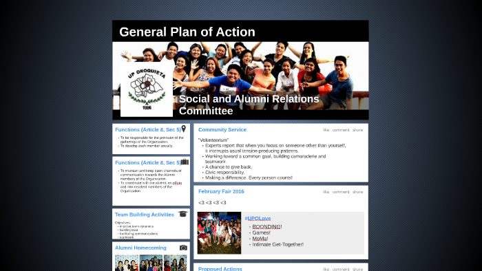 General Plan of Action by DJ Gatdula on Prezi