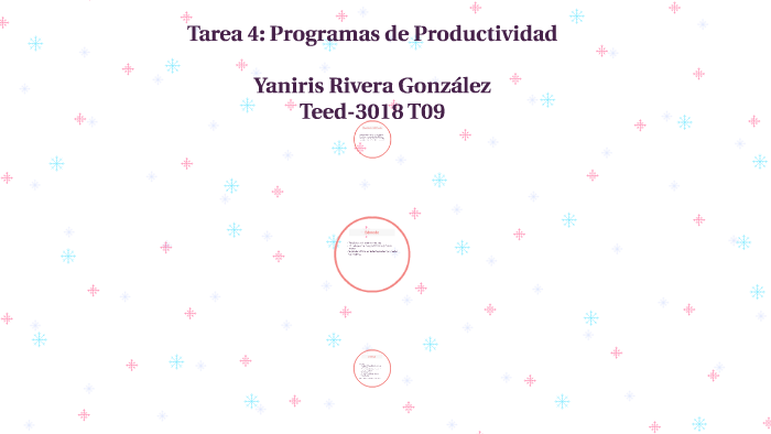 Tarea 4: Programas de Productividad by Yaniris Rivera on Prezi