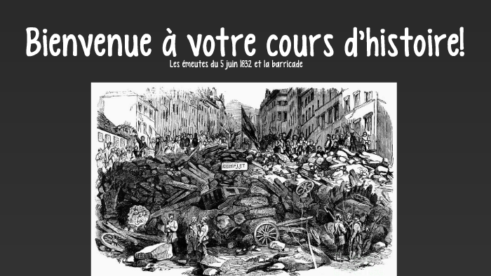 Les émeutes du 5 juin 1832 et la barricade by Coralie Beauseigle Lepage ...