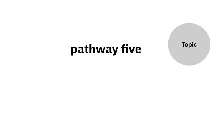five pathway by Eddie Lassiter on Prezi