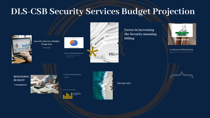 DLS-CSB Security Services Budget Projection by Deejay Magleo on Prezi