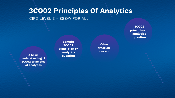 3CO02 Principles Of Analytics - Essay For All by Essay For All . on Prezi