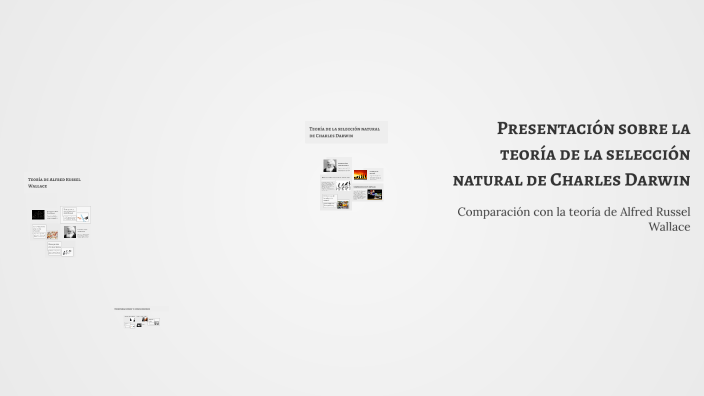 Presentación sobre la teoría de la selección natural de Charles Darwin by Sebas Mejía Ruiz on Prezi
