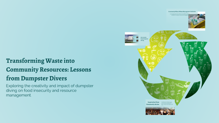 Transforming Waste into Community Resources: Lessons from Dumpster ...