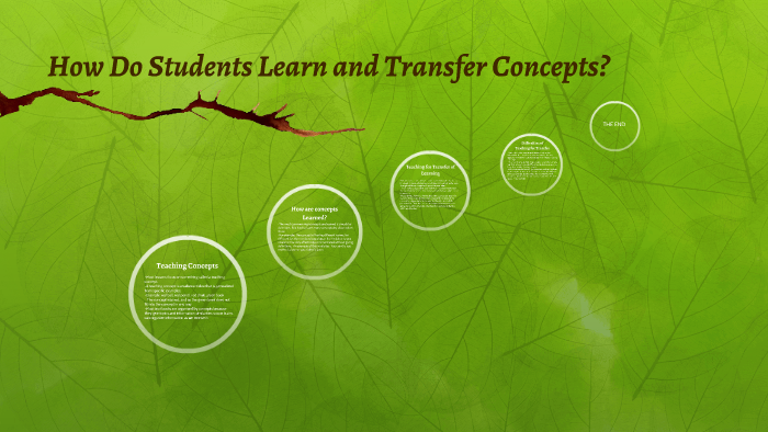 How Do Students Learn and Transfer Concepts? by Haley Grace Lowman on Prezi