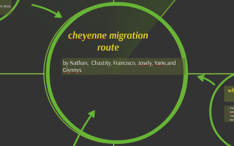 cheyenne migration route by Deborah Rodriguez on Prezi