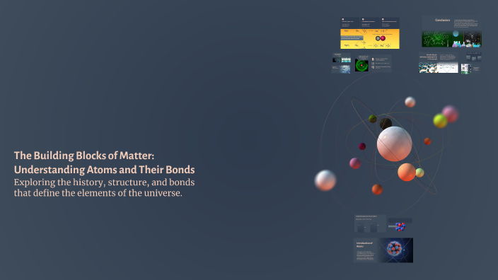 The Building Blocks of Matter: Understanding Atoms and Their Bonds by ...