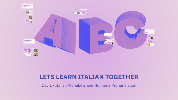 LETS LEARN ITALIAN TOGETHER by VEDANT GIRME on Prezi