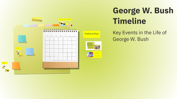 George W. Bush Timeline by Molly Langley on Prezi