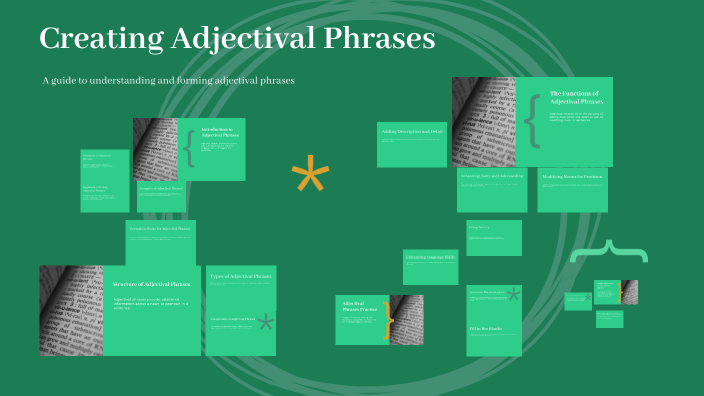Creating Adjectival Phrases by Minn Aung Khant on Prezi