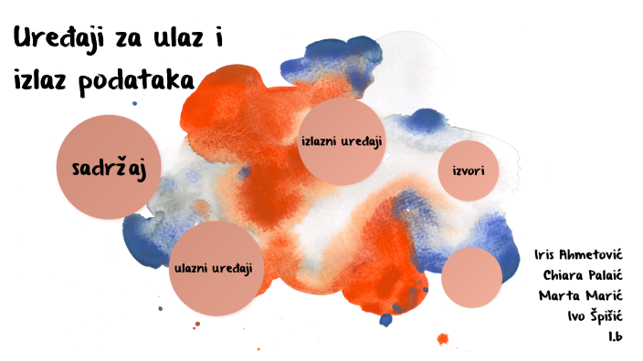 Uređaji za ulaz i izlaz podataka by chiara palaić on Prezi