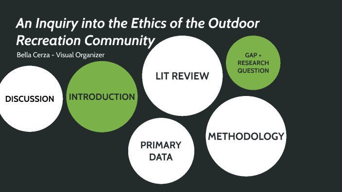 An Inquiry into the Ethics of the Outdoor Recreation Community: Visual ...