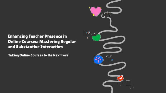 Enhancing Teacher Presence in Online Courses: Mastering Regular and Substantive Interaction by ...