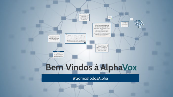 Bem Vindos à Alphavox by Jonilon Araujo on Prezi