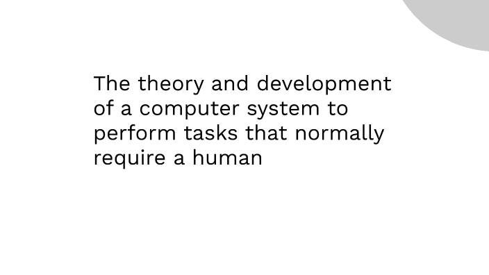 Artificial Intelligence by Marlowe Gerhart on Prezi