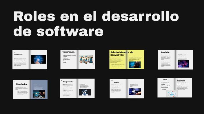 Capitulo 4: Roles en el desarrollo de software by Tristan Emmanuel ...