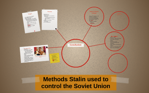 Methods Stalin used to control the Soviet Union by William Robinson on ...