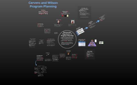 Cervero and Wilson Program Planning by Chris Wagman on Prezi
