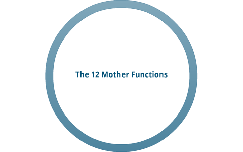 The 12 Mother Functions by kylie hays on Prezi