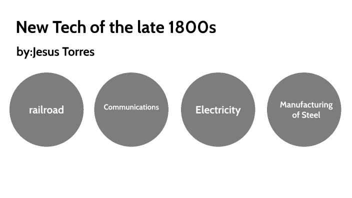 New Tech of the late 1800s by Humberto Torres on Prezi