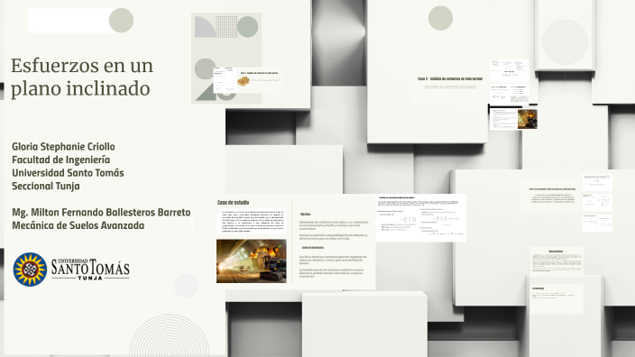 Esfuerzos en un plano inclinado by Stephanie Criollo on Prezi