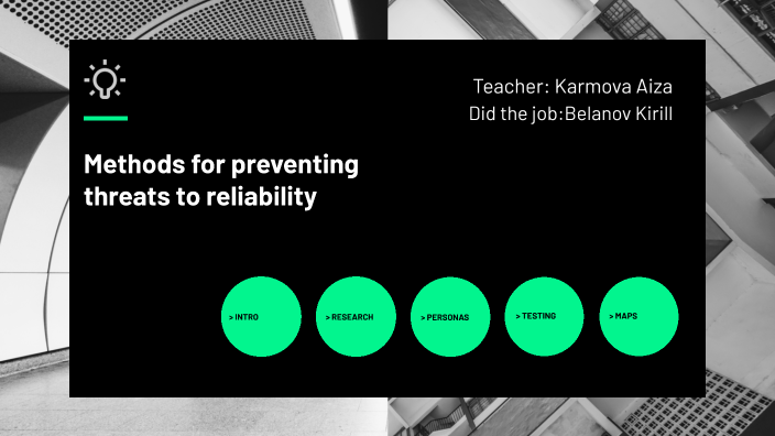 Methods for preventing threats to reliability by RoGaN on Prezi