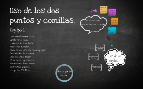 Uso de los dos puntos y comillas. by José Manuel Martínez García on Prezi
