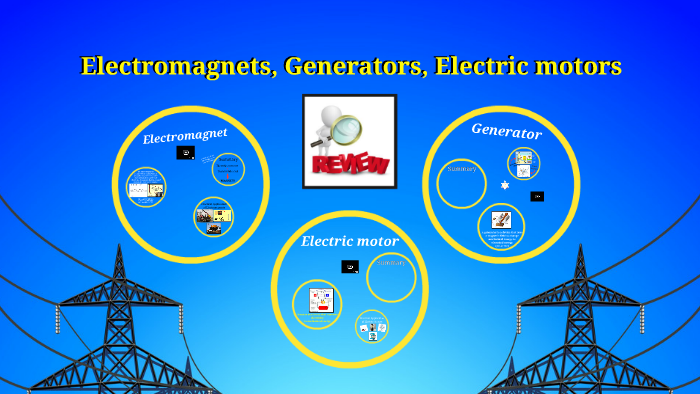 Electromagnets, Generators, Electric motors by Carrie Thornthwaite