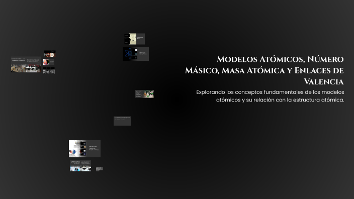 Modelos Atómicos, Número Másico, Masa Atómica y Enlaces de Valencia by ...