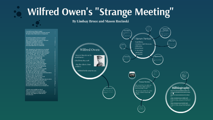 Wilfred Owen's "Strange Meeting" by Mason Rucinski on Prezi