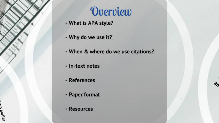 APA by Rachelle Greer on Prezi