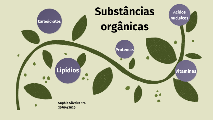 Substâncias orgânicas e inorgânicas by Sophia Silveira on Prezi
