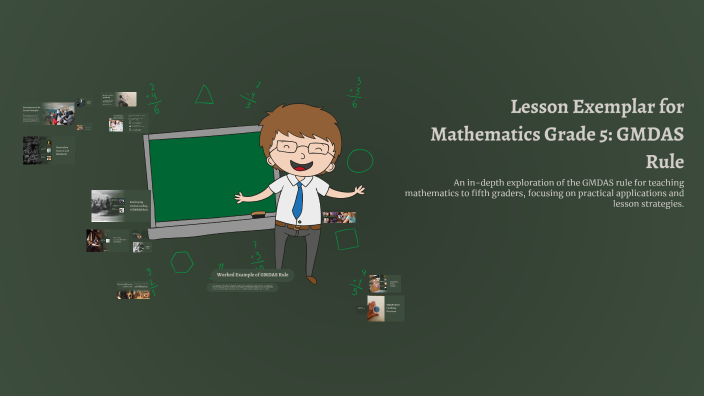 Lesson Exemplar for Mathematics Grade 5: GMDAS Rule by LILITA TACUMBA ...