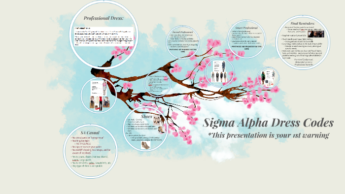 Sigma Alpha Dress Codes by Alexandra DeLeon on Prezi