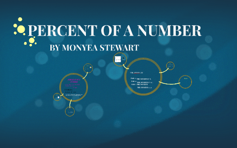PERCNET OF A NUMBER by monyea stewart on Prezi
