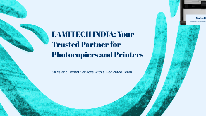 LAMITECH INDIA: Your Trusted Partner for Photocopiers and Printers by ...