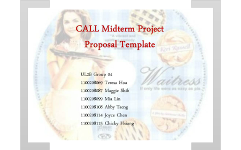 Midterm project proposal template by 冠茹 曾 on Prezi