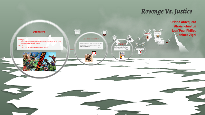 Revenge Vs. Justice by Alexis Johnston on Prezi
