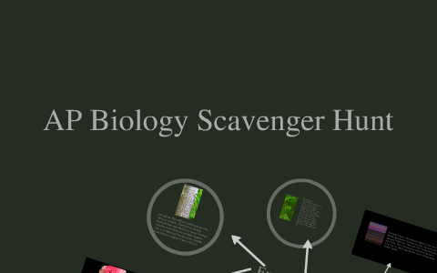 AP Biology Scavenger Hunt by Constance Militello on Prezi