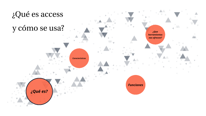 ¿Qué es access y como se utiliza? by Diana Ocampo on Prezi