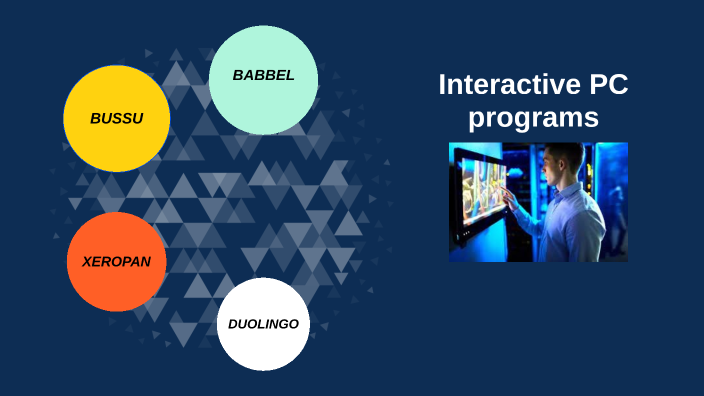 2.1 Activity. Interactive PC programs by Iboru H.AlvareZ on Prezi