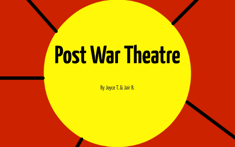 Post War Theatre by on Prezi