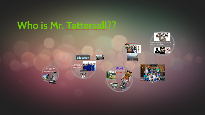 Who is Mr. Tattersall?? by Samuel Tattersall on Prezi